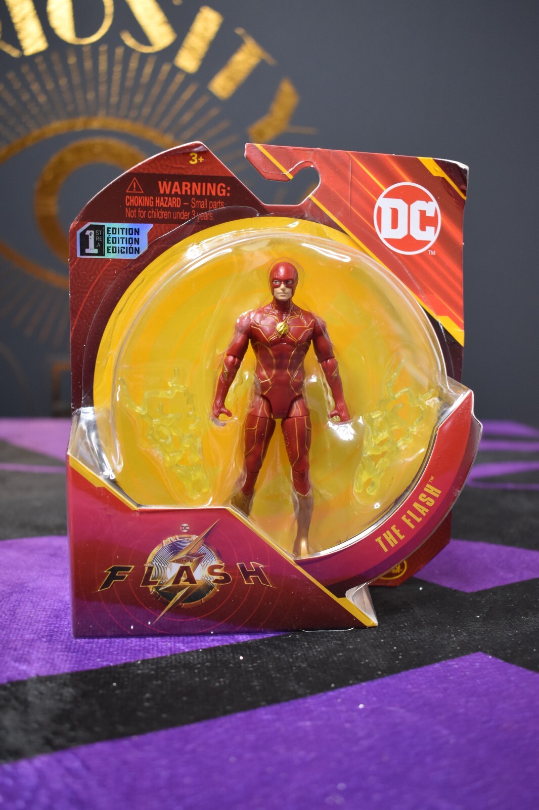DC Spin Master The Flash 4" Poseable Action Figurine Toy The Flash ...