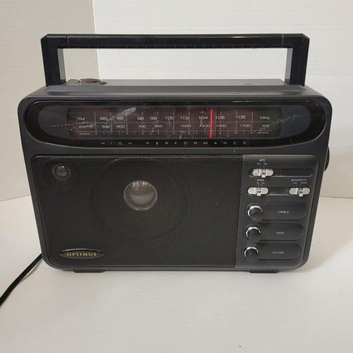 Vintage OPTIMUS High Performance AM FM Portable Radio 12-603A TESTED | eBay