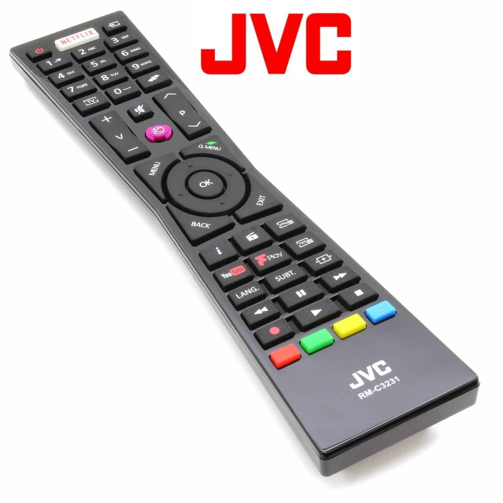 Genuine JVC RM-C3231 4K TV Remote For LT-24C660 LT-43C860 LT-49C770 LT ...