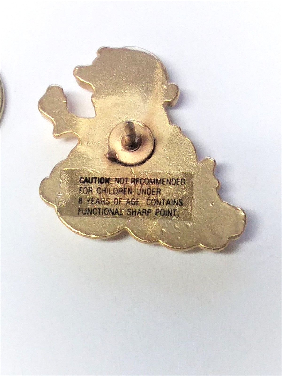 Vtg Precious Moments PMI Gold Tone Small Cupid Cherub Angel On Cloud ...