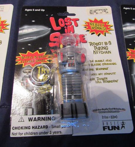 Lost In Space Robot B-9 Talking Keychain 1997 Brand New Sealed | eBay