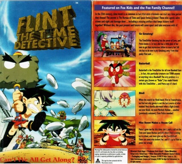 Flint: The Time Detective Vol. 4 - Cant We All Get Along (VHS, 2001 ...