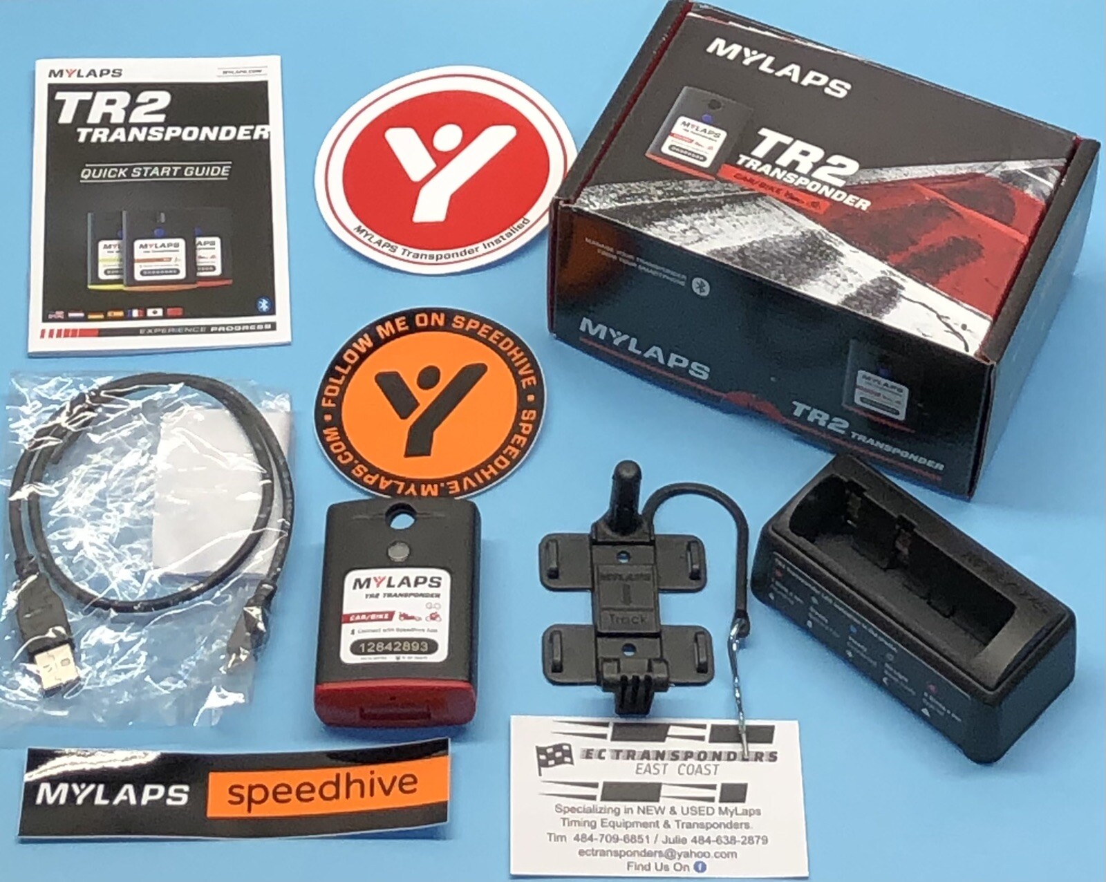 MYLAPS TR2 GO / AMB TRANX260 -NO SUBSCRIPTION REQUIRED- CAR/BIKE ...