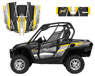 Can-Am Commander 800 1000 2010-2020 Graphics Decal Kit 24 mil vinyl ...