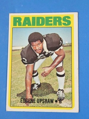 1972 Topps #186 Eugene Gene Upshaw RC/Rookie Raiders HOF VG-EX | eBay