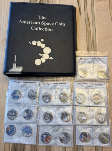 The American Space Colorized Half Dollar Coin Collection Lot of 28 ...
