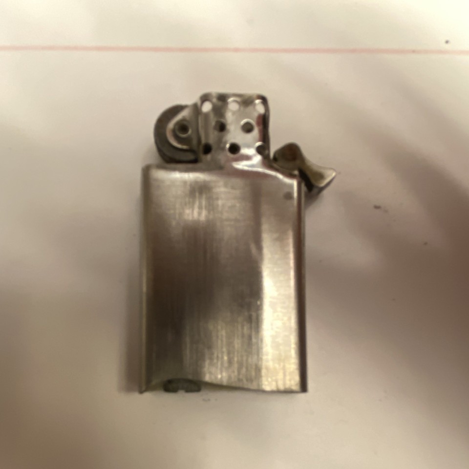 .9999 Silver Zippo Slim Chrome Lighter GROW Badge Tom Eaton Signature ...