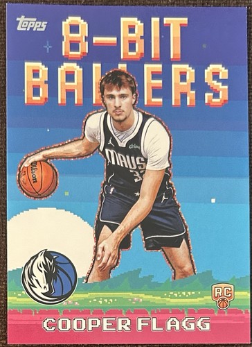 2025-26 Topps 8-Bit Baller Rookie Insert Card COOPER FLAGG Mavericks!! 8B-31 | eBay