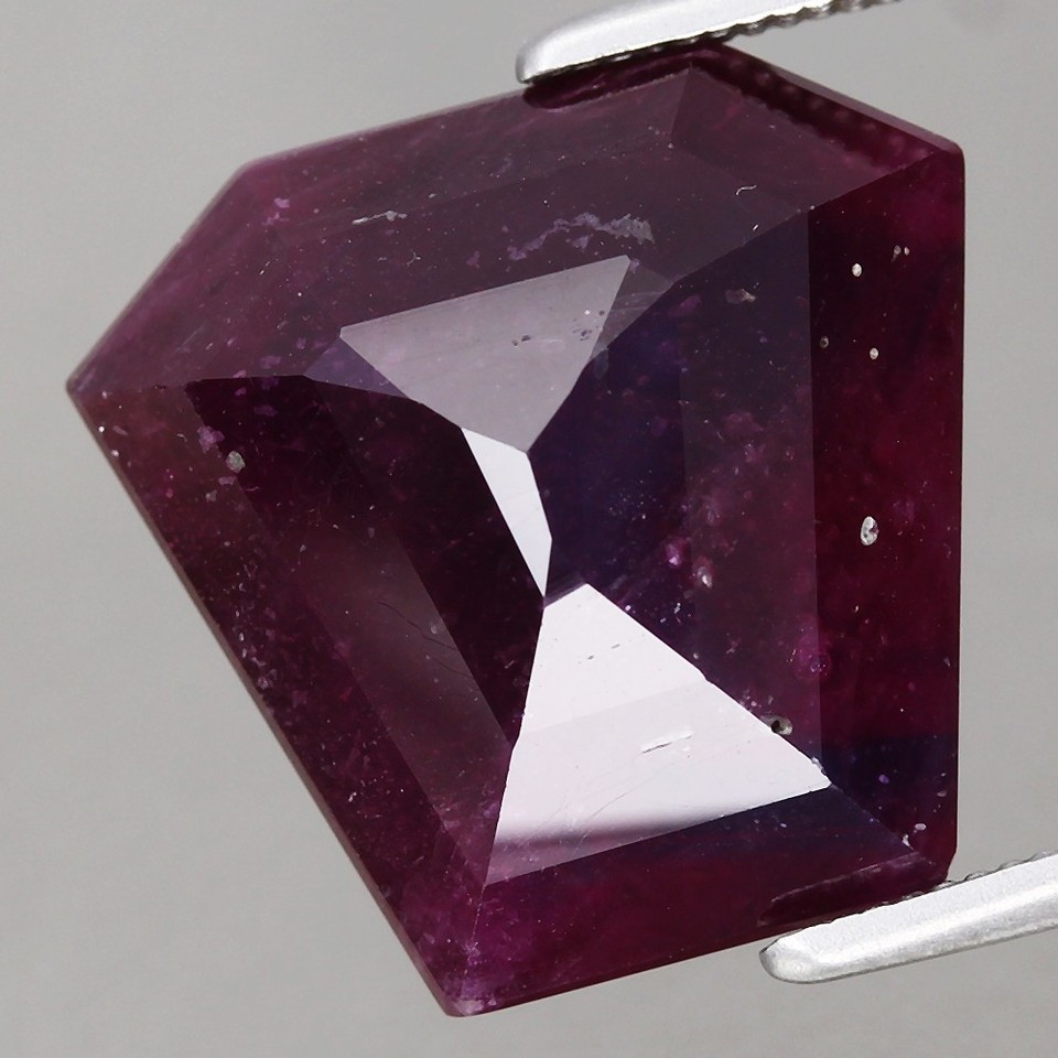 HUGE! 9.04ct 13.58x12.94mm Fancy Natural Heated Dark Red Ruby ...