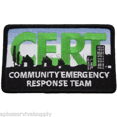 CERT Logo Patch - Sew on your Favorite C.E.R.T. Product | eBay