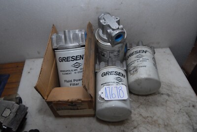 1 lot of Gresen FSP107-1EDNN remote mount and hydraulic filters (inv ...