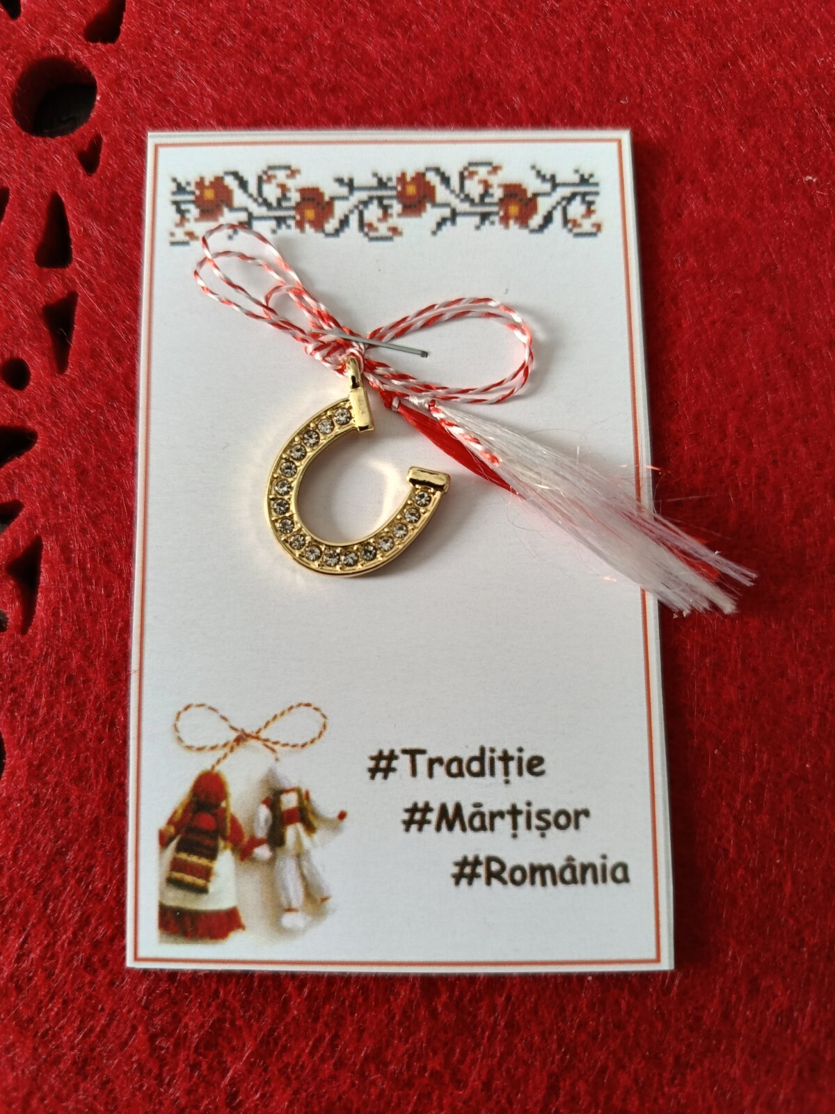 🌺Lot of 4 Martisor Martenitsa Romanian tradition spring symbol/hand ...