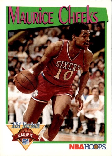 1991-92 NBA Hoops #320 - Maurice Cheeks NBA Yearbook | eBay