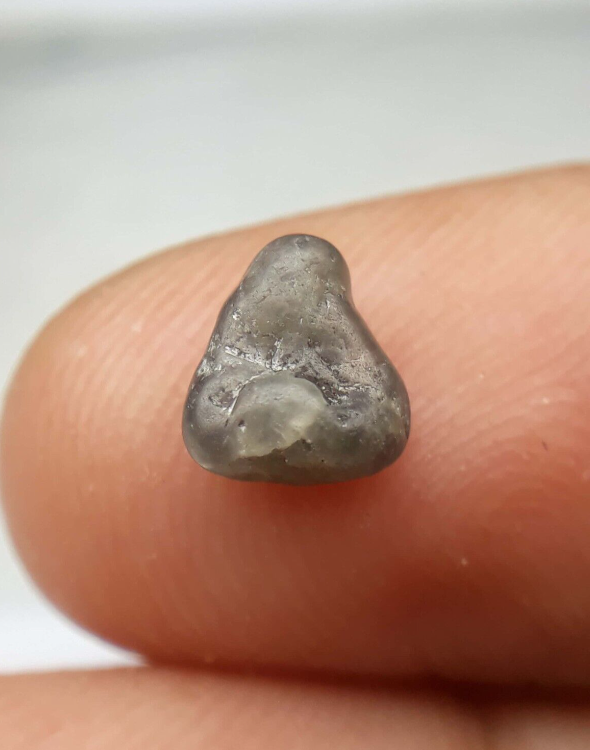 Raw Diamond,1.10 Ct,Grey Color Rough,Uncut Diamond Gift,Triangle Shape ...