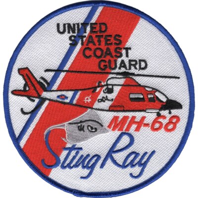 COAST GUARD MH-68 STING RAY EMBROIDERED 5" PATCH | eBay
