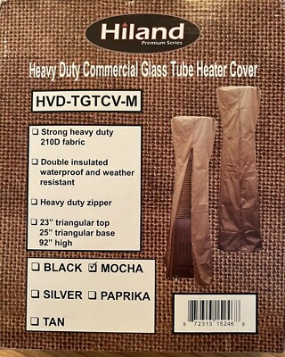 Hiland HVD-TGTCV-M Heavy Duty Waterproof Triangle Glass Tube Heater ...