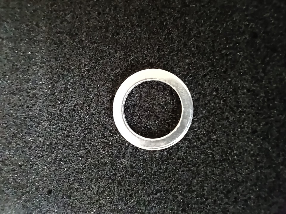 M14 1pc Solid Aluminum Crush Washer Seal Flat Ring Gasket 14mm(ID) x ...