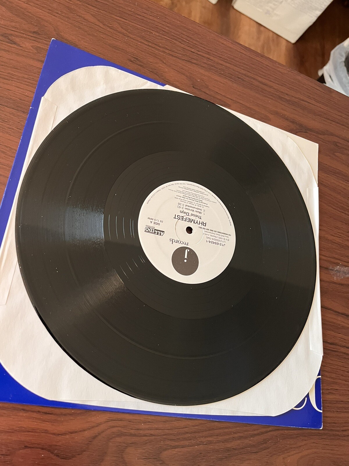 Rhymefest, "These Days" , 12" Used Vinyl, 2005 J Records | eBay