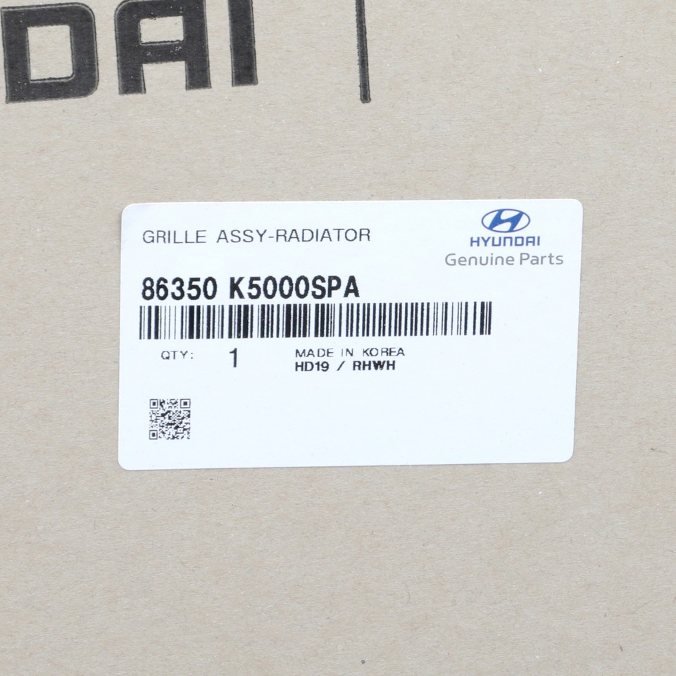OEM NEW HYUNDAI 2022-23 Santa Cruz Front Center Radiator Grille 86350 ...