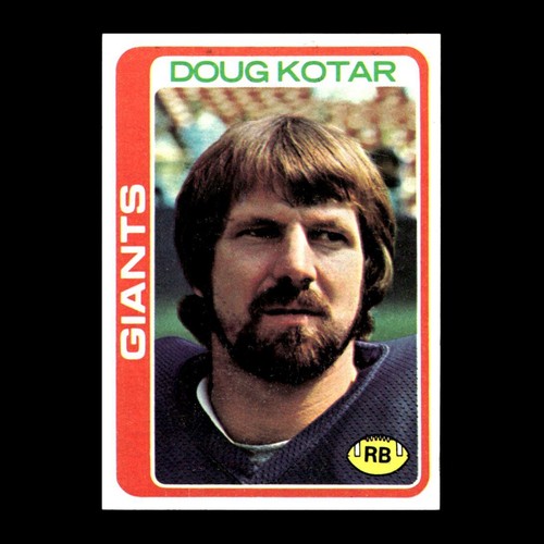 Doug Kotar 1978 Topps New York Giants #119 R308E 1 | eBay
