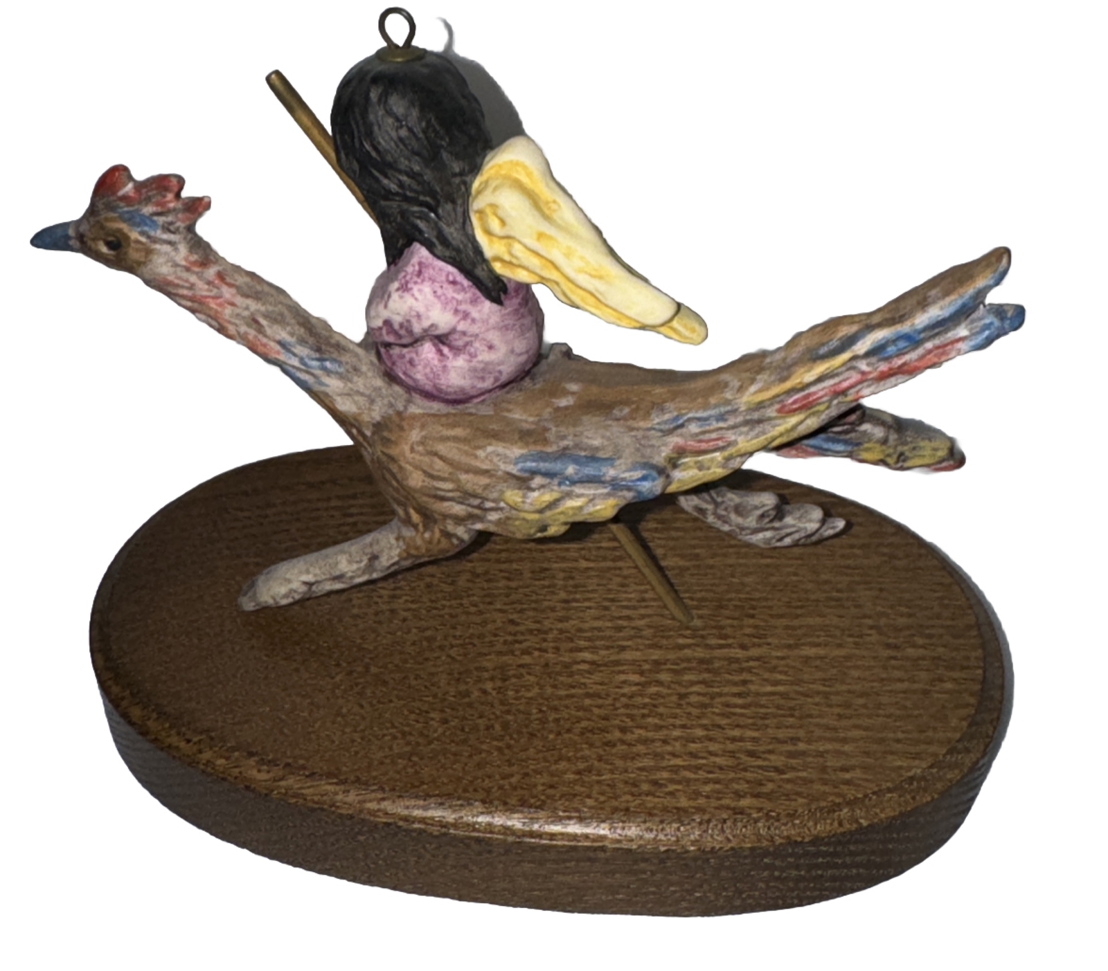 DeGrazia Christmas Roadrunner Ornament Angel Figurine 20 yr Anniv. 2005 ...