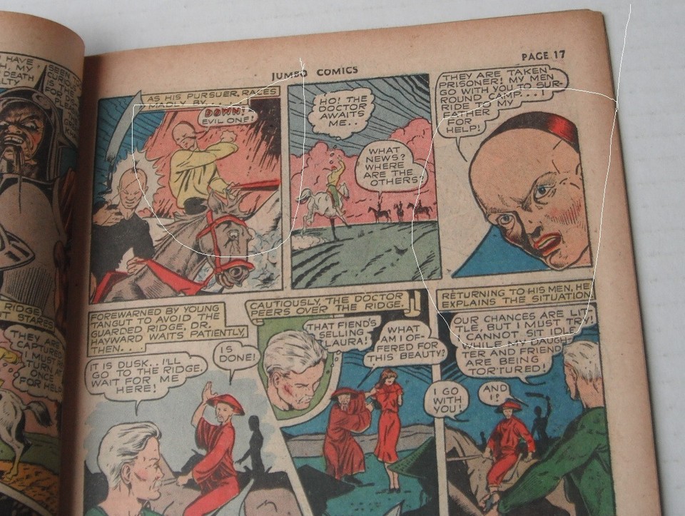 Jumbo Comics # 38 ..close VF structure, but VG-F.....1942 comic-good ...