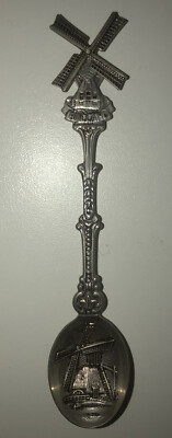 Vintage Holland Souvenir Spoon With Spinning Windmill | eBay
