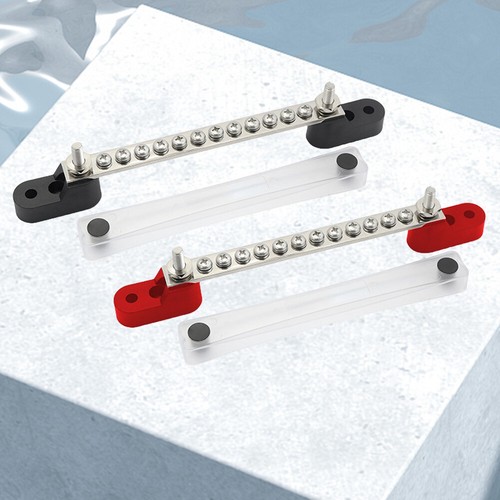 6 Way/12Way Bus Bar 12V Power Distribution Block Bus Bar Box for Auto ...