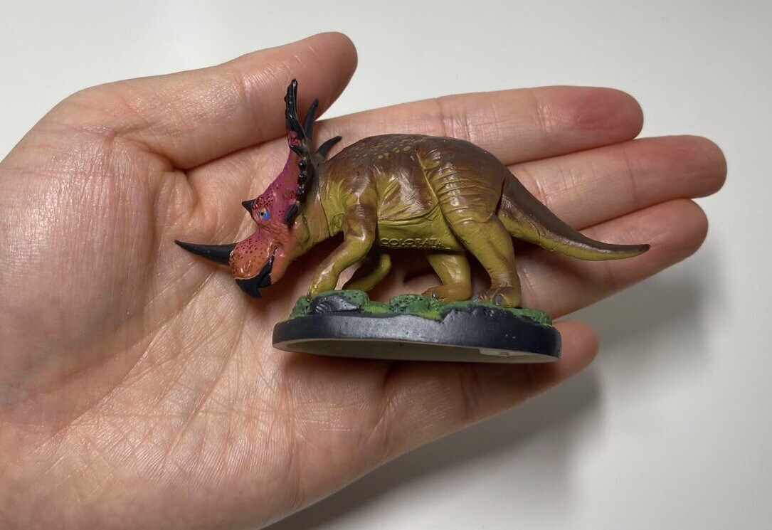 Kaiyodo Colorata Retired Japan Exclusive STYRACOSAURUS Dinosaur Figure ...