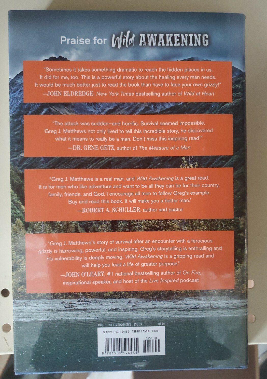 Wild Awakening : How a Raging Grizzly Healed My Wounded Heart by James ...