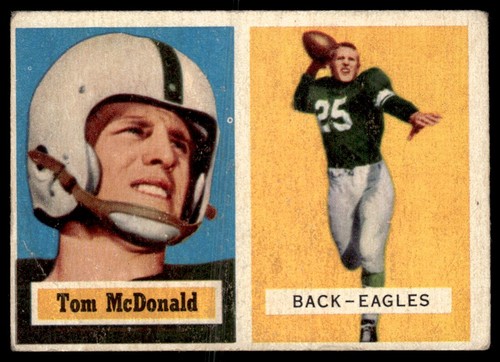 1957 Topps Tommy McDonald RC Philadelphia Eagles #124 | eBay