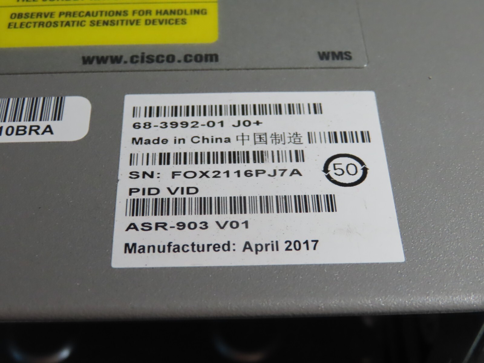 Cisco ASR-903 Router with DUAL A900-PWR550-D-E | eBay