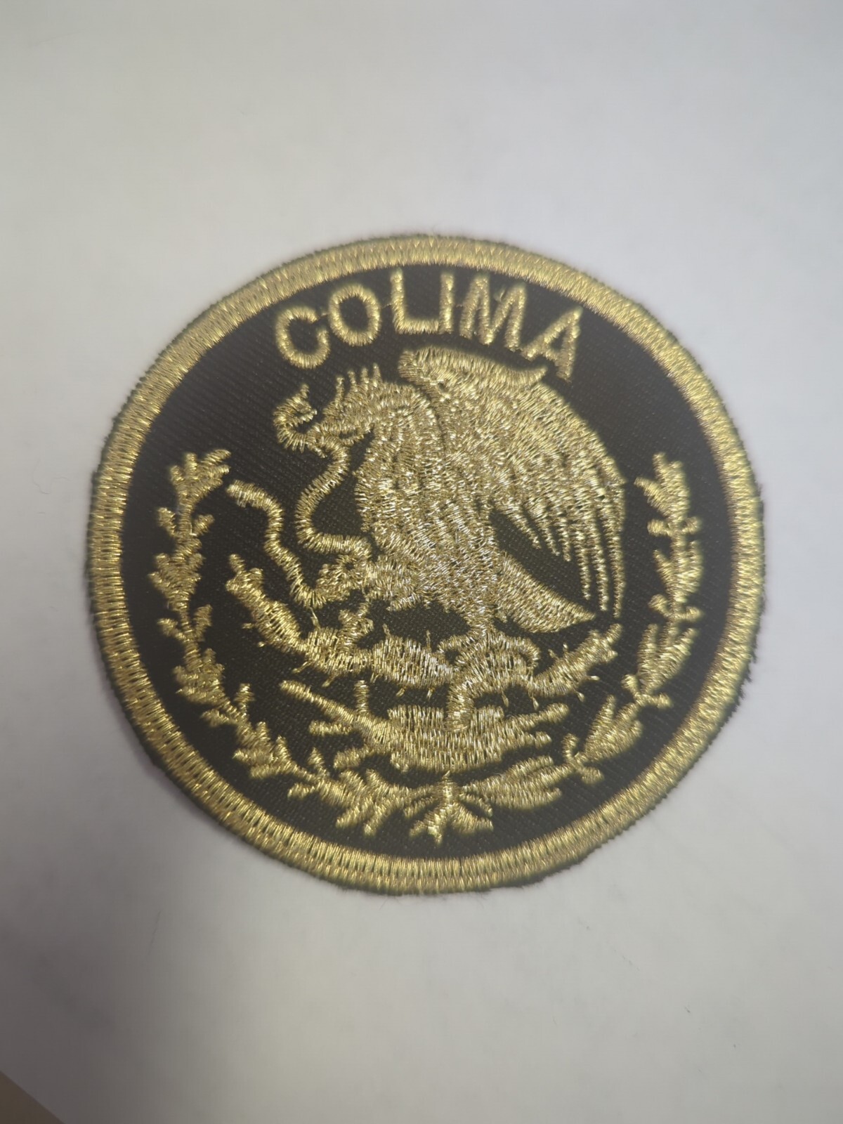 Colima Mexico Eagle Shield Embroidered Patch iron 2 Inch | eBay