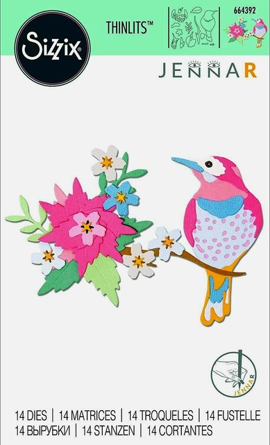 Sizzix 664392 Jrushforth Thinlits Die Bird Scene for sale online | eBay