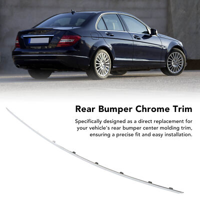 Car Rear Bumper Center Molding Trim A2048853121 For C‑Class W205 C250 ...
