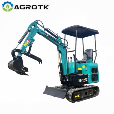 AGT Mini Excavator 1Ton Digger 13.5 HP Gas RATO R420D EPA Engine ...