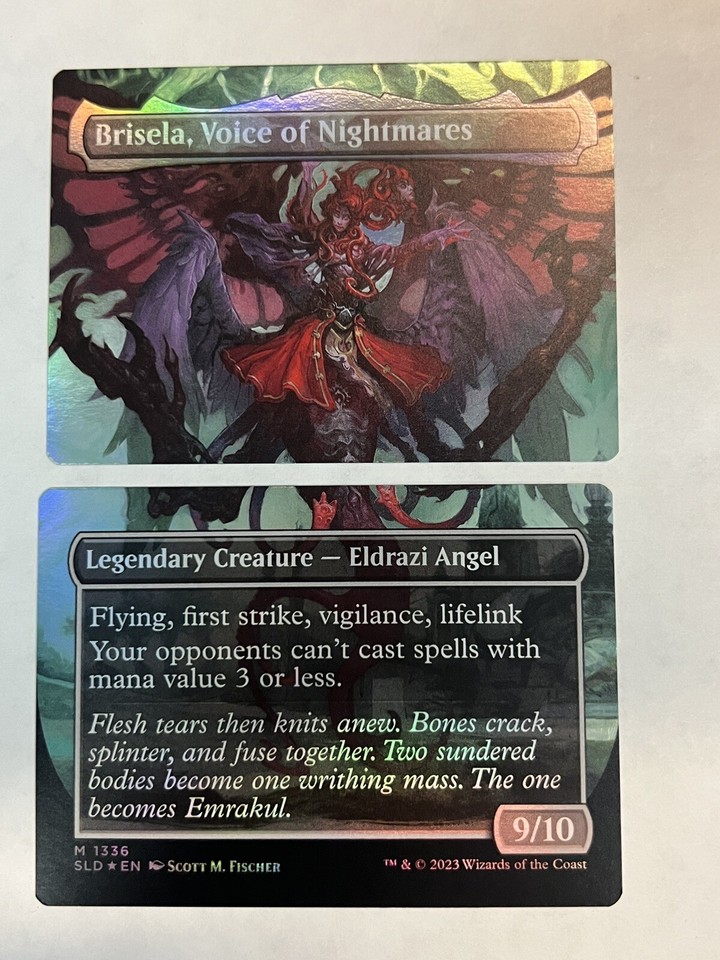 FOIL Gisela Broken Blade & Bruna Fading Light Secret Lair MTG Angels ...