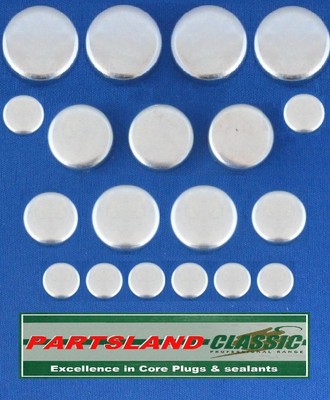 Core Plugs Bedford Vauxhall Cresta Velox Ventora Victor Viscount 2.3 2. ...