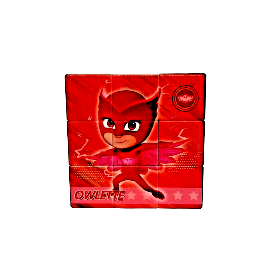 PJ Mask Animated Cartoon Character Printed Classic Rubik Fidget Toy ...