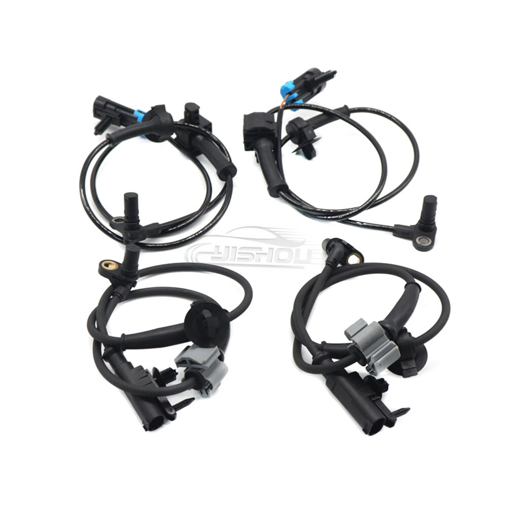 4PCS Front+Rear ABS Wheel Speed Sensor For 07-12 Chevy Tahoe Avalanche ...