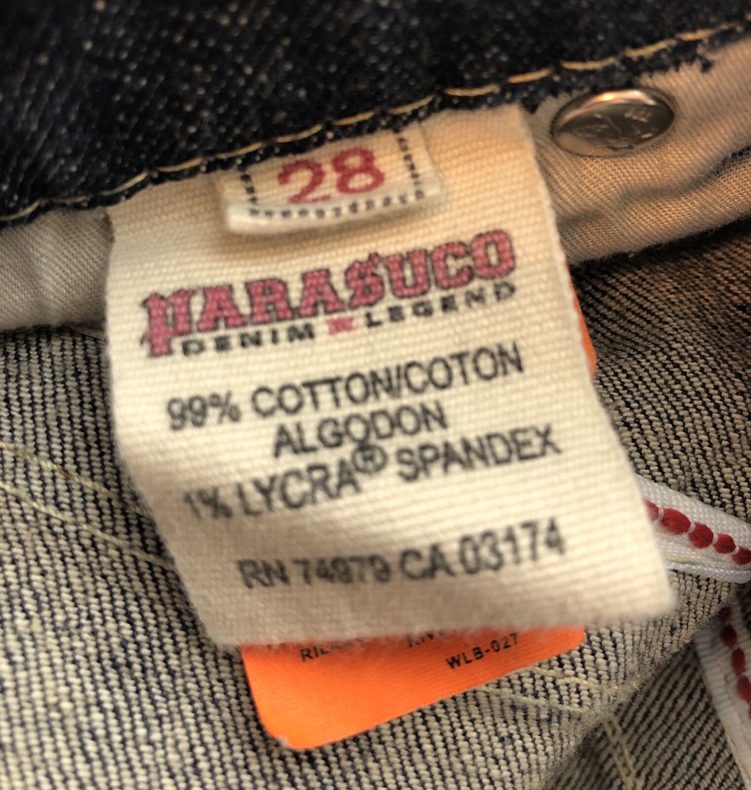 Parasuco Denim Legend Blue Jeans Women's Size 28 Zip Ankle Jean Style ...
