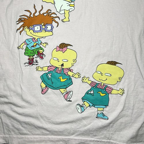 Rugrats Pink Tshirt Size Large. With Angelica. Tommy. Chuckie. Phil ...