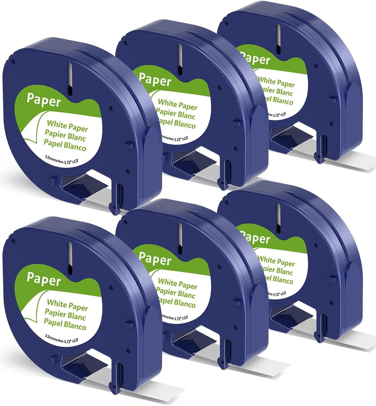 Compatible with Dymo Letratag Label Maker Refills 6 Pack | eBay