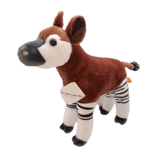 Wild Republic Cuddlekins Okapi Stuffed Animal Plush 12 Inches Saint ...