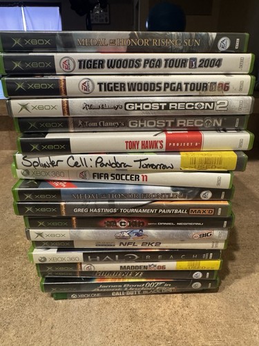 Loose Disc Only Lot of 18 Original XBOX games Untested! Some With ...