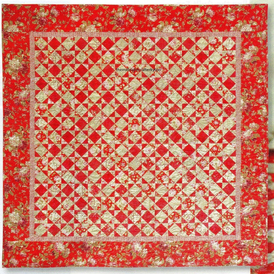 Counterpane Stars Quilt Pattern Pieced GR | eBay