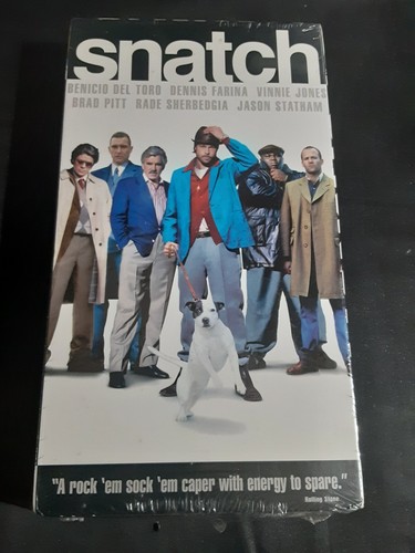 Snatch (VHS Tape 2001) Brand New Sealed Rated R Screen Gems Movie ...