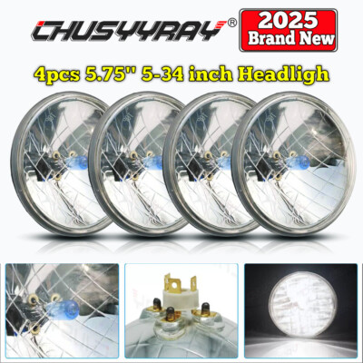 5.75" 5-3/4" Round LED Headlights for GMC C15/C1500 1961-1972 Pickup ...