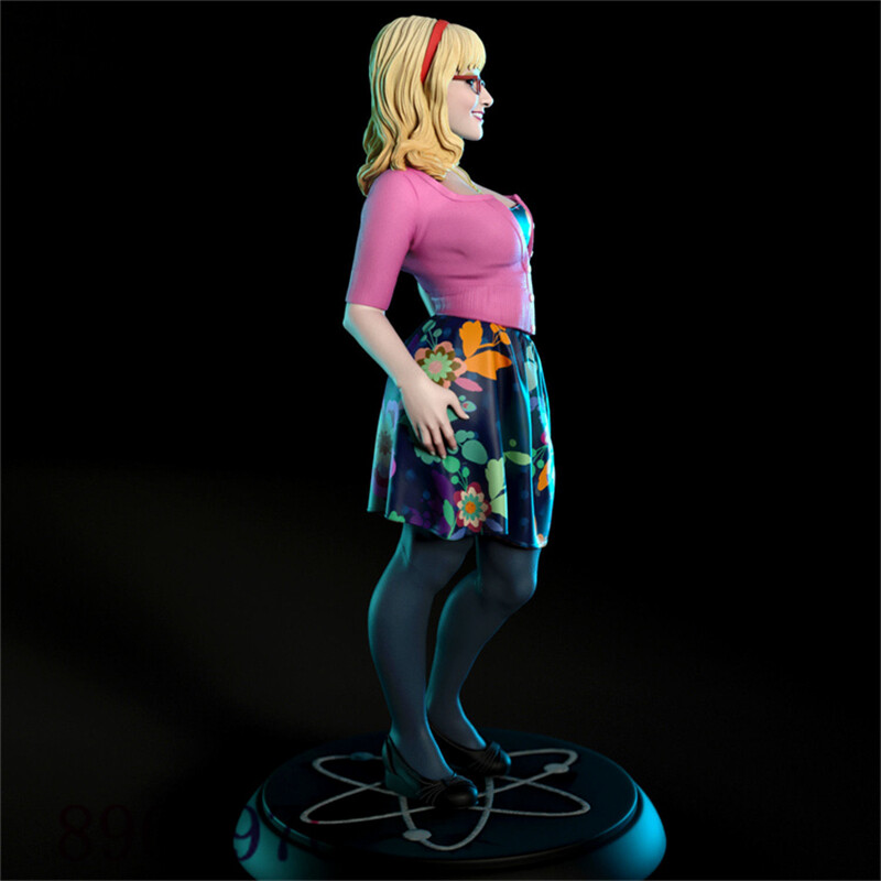 Bernadette 3D Printing Figure Unpainted Model Sculpture GK Blank Kit ...