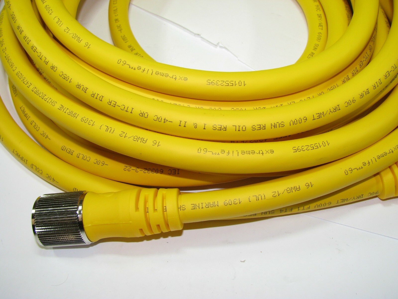 Turck ExtremeLife -60 16 Awg / 12 Pin Marine Shipboard E476028 Cable 32 ...